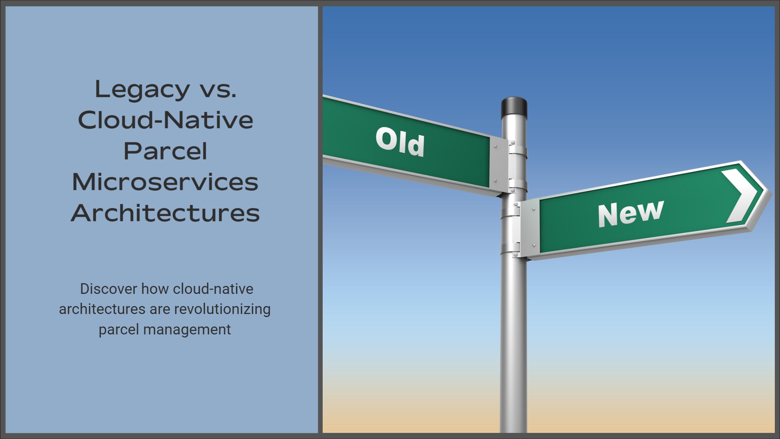 Legacy vs. Cloud-Native Parcel Microservice Architectures